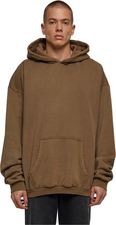 Urban Classics Herren Kapuzenpullover Acid Washed Hoody summerolive 4XL