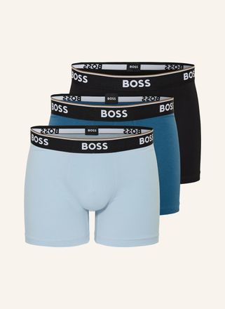 HUGO BOSS 3er-Pack Boxershorts Power blau