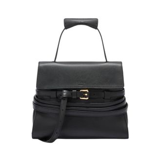 Moschino Tie Me Regular Handtasche - - Bags - Damen - Schwarzk - ONE SIZE