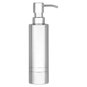 Kleine Wolke 8480124854 Seifenspender Gloria, Silber, 4,8 x 20,5 cm, Edelstahl