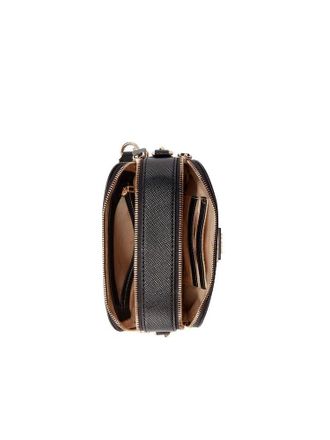 Guess Womens Crossbody Bag Black Polyurethane - Crossbody-Bags