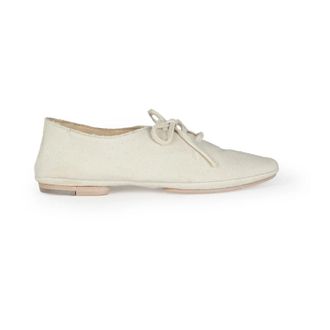 Cortana Ivory Cotton Oxford Schuhe - - Shoes - Damen - Wei&szlig; - 38 EU