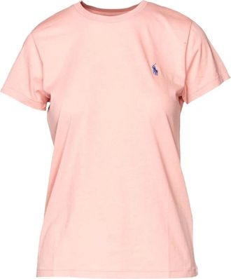 Polo Ralph Lauren Femme, Tops, Rose, Taille: 42 FR T-shirt 40/1 en jersey de coton