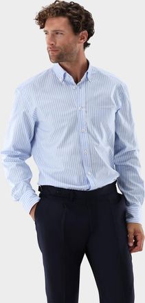 van Laack Dobby-Hemd mit Button Down Kragen Comfort Fit