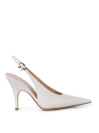 Gianvito Rossi Sandales - Cr&egrave;me