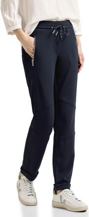 Cecil Damen Jersey Hose universal blue S / 30L