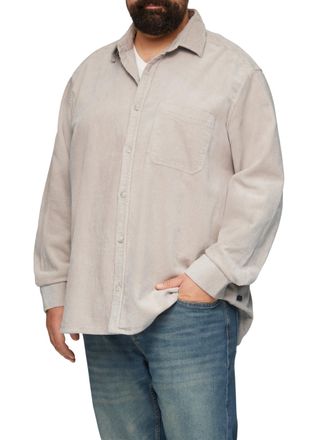 s.Oliver Regular Fit: Cordhemd mit Brusttasche