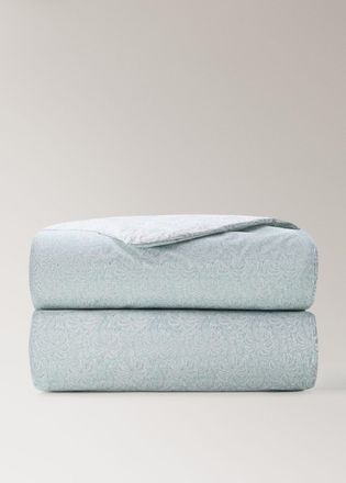 Mango Housse de couette en percale de coton palmiers Lit 90 cm vert pastel - Home - Lit 90 cm - MANGO HOME