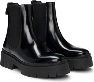 HUGO BOSS Hugo Kris_chbootie_brpu Femme Bottine, Noir, 35 EU