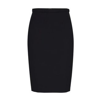 Windsor Klassischer Bleistiftrock mit Schlitz hinten - - Skirts - Damen - Blau - 3XL