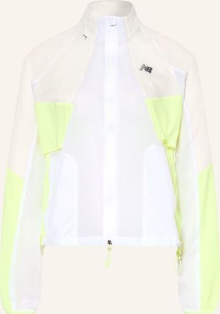 New Balance Laufjacke Rc weiss