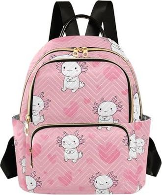 Mnsruu Mini sac à dos pour femme, motif salamandre, petit sac à dos tendance pour femme, sac à dos décontracté, Multi1027, M