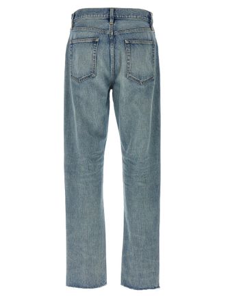 Fear of God Mens Blue Cotton Straight-Leg Jeans Clothing