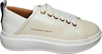 Alexander Smith Femme, Chaussures, Blanc, Taille: 37 EU Wembley Baskets