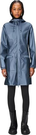 Rains Femme, Manteaux, Bleu, Taille: 36 FR Cargo Curve Jacket