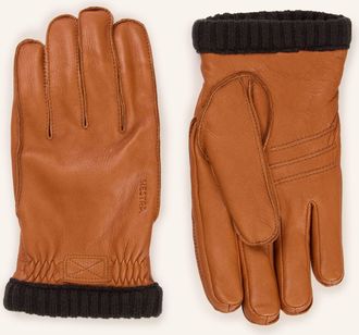 Hestra Lederhandschuhe braun