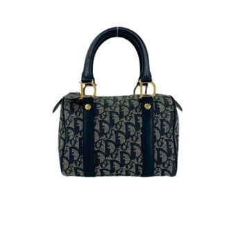 Dior Pre-owned Sac Trotter Toile Cuir - Femme - Pre-owned - Bleu - Taille: ONE Size