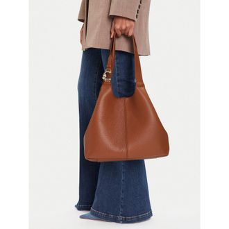 Coccinelle Handtasche Coccinelle Hand Grained L E1 SHA 11 02 01 Braun