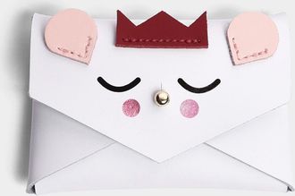 The Cambridge Satchel Company The Mouse Mini Purse - White, Red & Cloud Pink