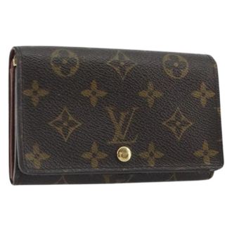 Louis Vuitton Pre-owned Porte Monnaie Billets Tresor Wallet - - Pre-owned - Damen - Braun - ONE SIZE