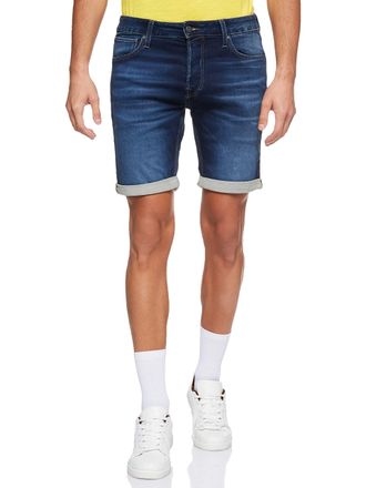 Jack & Jones Jack & Jones NOS Herren JJIRICK JJICON SHORTS GE 850 I.K. STS Shorts,, per pack Blau (Blue Denim Blue Denim), W(Herstellergröße: S)