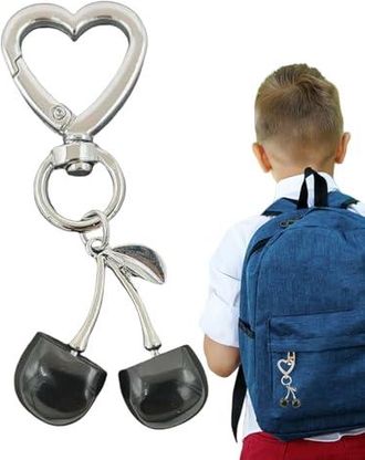 Generic Breloque cerise pour sac à main - Porte-clés tendance, accessoires élégants pour sac à dos, décoration de sac à main, cadeaux de fête pour femme, anni