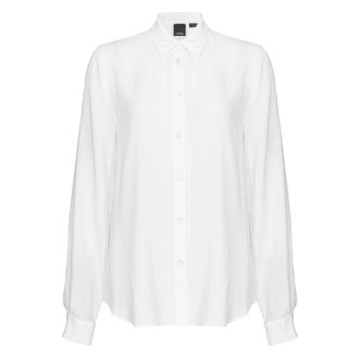 Pinko Creme Hemd Eleganter Stil - - Blouses & Shirts - Damen - Wei&szlig; - XL