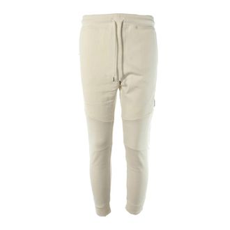C.P. Company Diagonal Raised Fleece Sweatpants - - Trousers - Herren - Wei&szlig; - 2XL