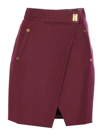 Elisabetta Franchi Mini Jupe - Rouge