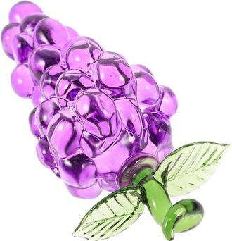 TOPBATHY Kristall Traubenfigur Tischdekoration Künstliche Obstdekor Für Zuhause Wohnzimmer Partyzubehör Kristallfruchtstatue Prop Dekoration