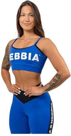 NEBBIA Double Layer Flex Sports Top Low Support S