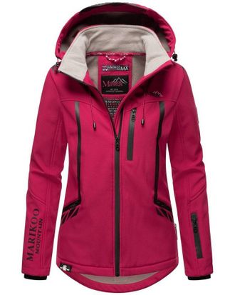 Marikoo Softshelljacke Mount-Cho-Oyu mit abnehmbarer Kapuze