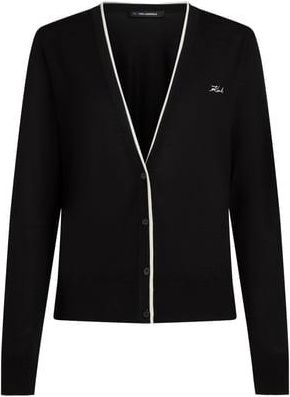 Karl Lagerfeld Gilet col V en laine