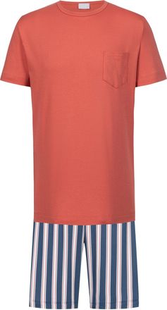 Mey Pyjama Bold Coral Stripes