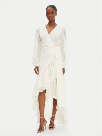 Guess Abendkleid 5GGK53 7317A &Eacute;cru Regular Fit