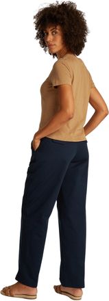 Tommy Hilfiger Damen T-Shirt Kurzarm Slim mit Rundhalsausschnitt, Beige (Safari Canvas), XXL