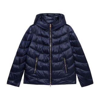 Oltre Puffy Bag Daunenjacke - - Jackets - Damen - Blau - S