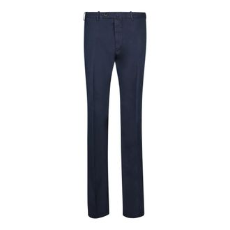 Dell'Oglio Honeycomb Tapered Cotton Chinos - - Trousers - Herren - Blau - L