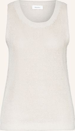 Darling Harbour Darling Harbour Stricktop Aus Leinen beige