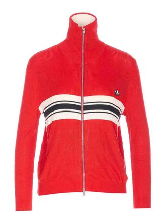 adidas Pull Col Roul&eacute; - Rouge