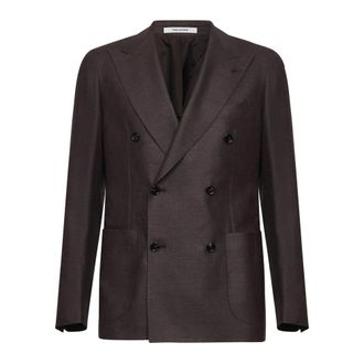 Tagliatore Double-Breasted Blazer - - Jackets - Herren - Braun - S