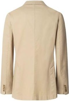 Hackett Veste de costume en coton m&eacute;lang&eacute;