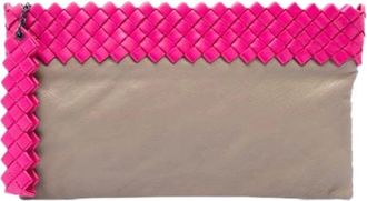 Bottega Veneta Pre-owned Woven Nappa Clutch - Femme - Pre-owned - Multicolore - Taille: ONE Size