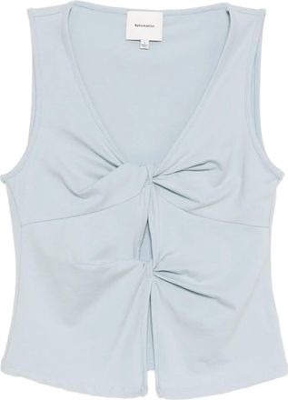 Reformation haut Tefi en maille - Bleu