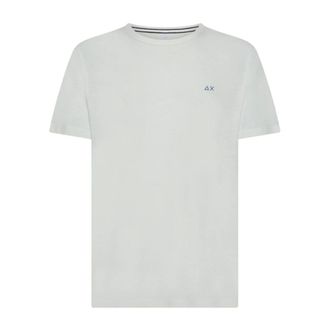 Sun 68 Homme, Tops, Blanc, Taille: XL T-shirt poliestere