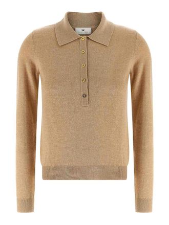 Elisabetta Franchi Poloshirt - Beige