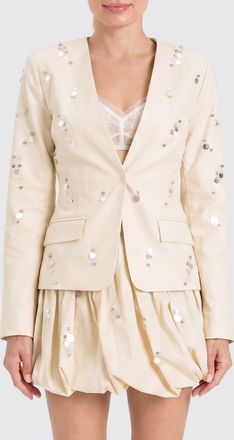 Twin-Set Blazer en coton &agrave; paillettes