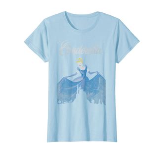 Disney Cinderella Vintage Castle Silhouette Graphic T-Shirt T-Shirt