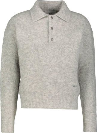 Ami Herren Strickpullover mit Alpaka und Merinowolle