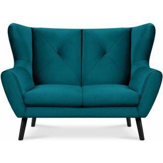 Konsimo Miro Kleine 2-Sitzer-SofaMeeresfarbe, Marine - Konsimo